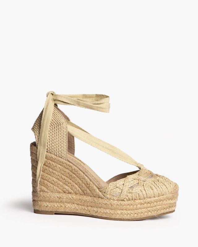 Cuña Naila Natural marca Corina REF M4296 — Zapatos Calzados Germans